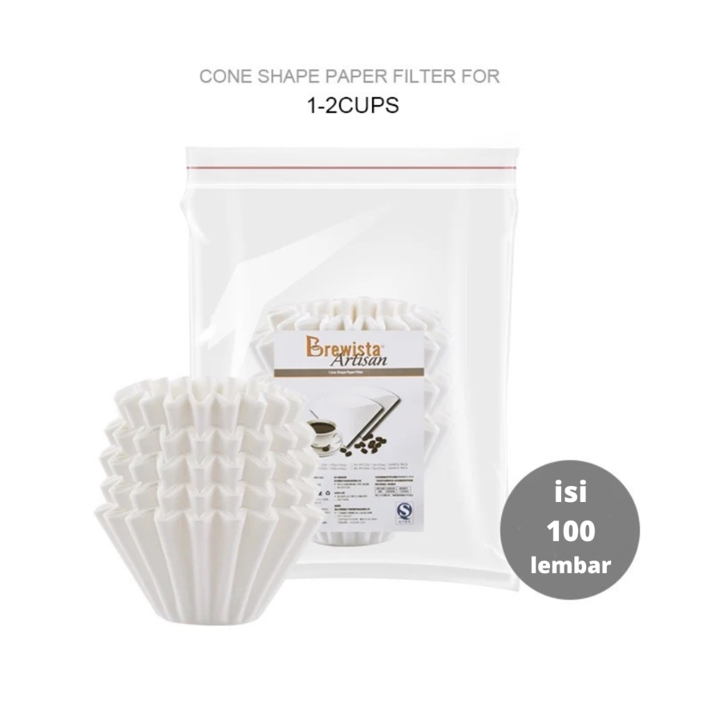 Jual Brewista Next Wave Paper Filter Kertas Saringan Kopi Flat Bottom ...