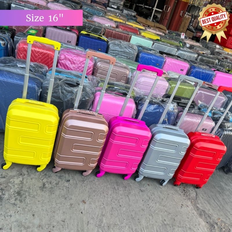 Jual Koper kabin ABS 100% 16 inch koper fiber koper plastik koper murah ...