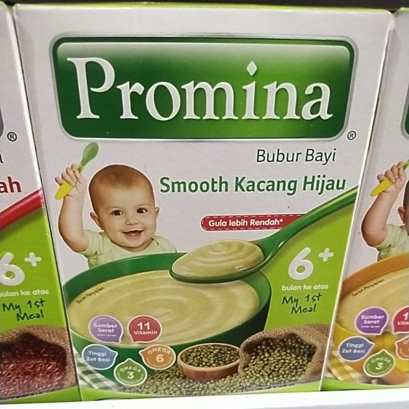Jual Promina Bubur Bayi 6+ | Beras Merah, Kacang Hijau, Pisang Susu ...