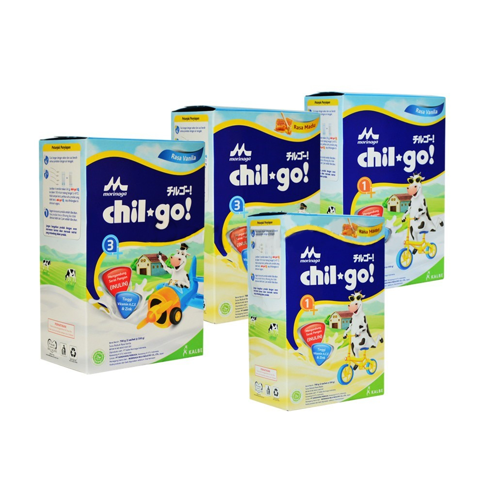 Jual Susu Morinaga Chil Go Powder 700 Gram Susu Bubuk Formula 1+ dan 3 ...