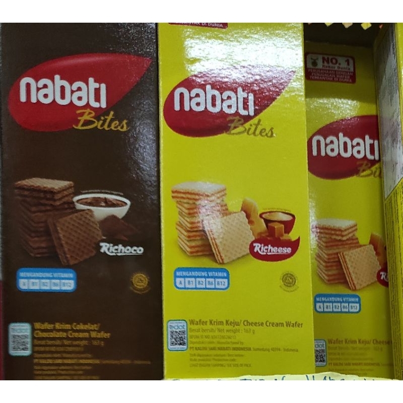 Jual Nabati Bites Richoco 168 gr Wafer Krim Coklat | Shopee Indonesia