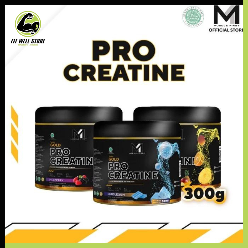 Jual MUSCLEFIRST PRO CREATINE 300 GRAM GOLD SERIES M1 NUTRION CREATINE ...