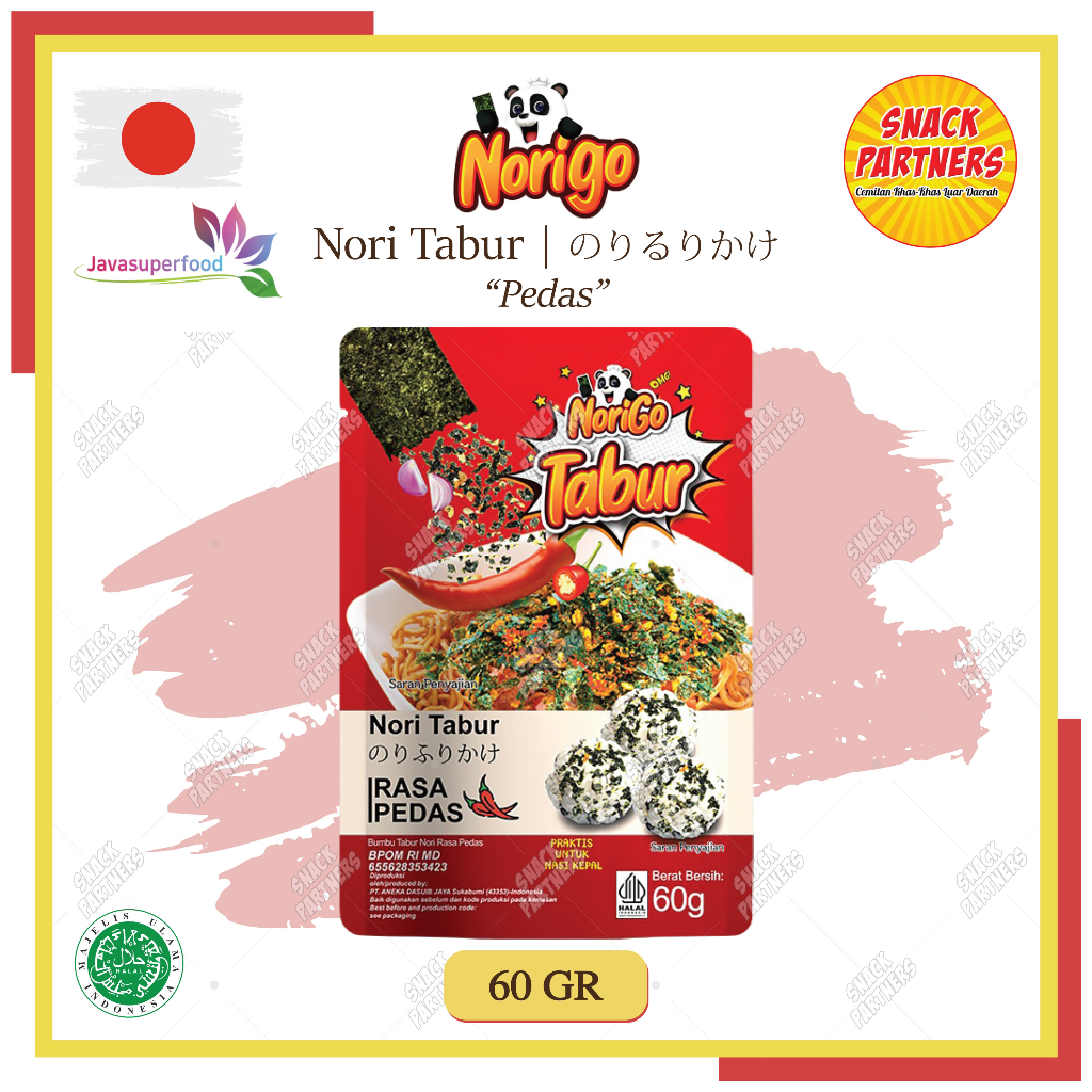 Jual NORIGO / Nori Tabur 60 gr Rumput Laut Panggang / Seaweed Powder ...