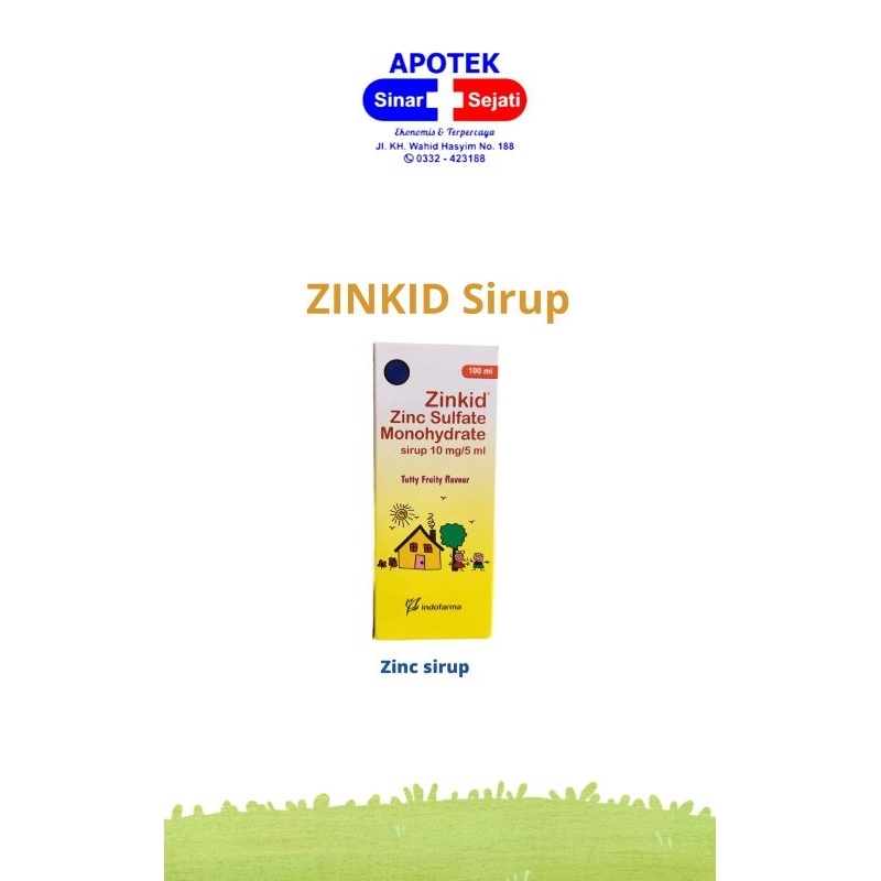 Jual Zinkid Sirup 10mg/5ml 100ml | Shopee Indonesia