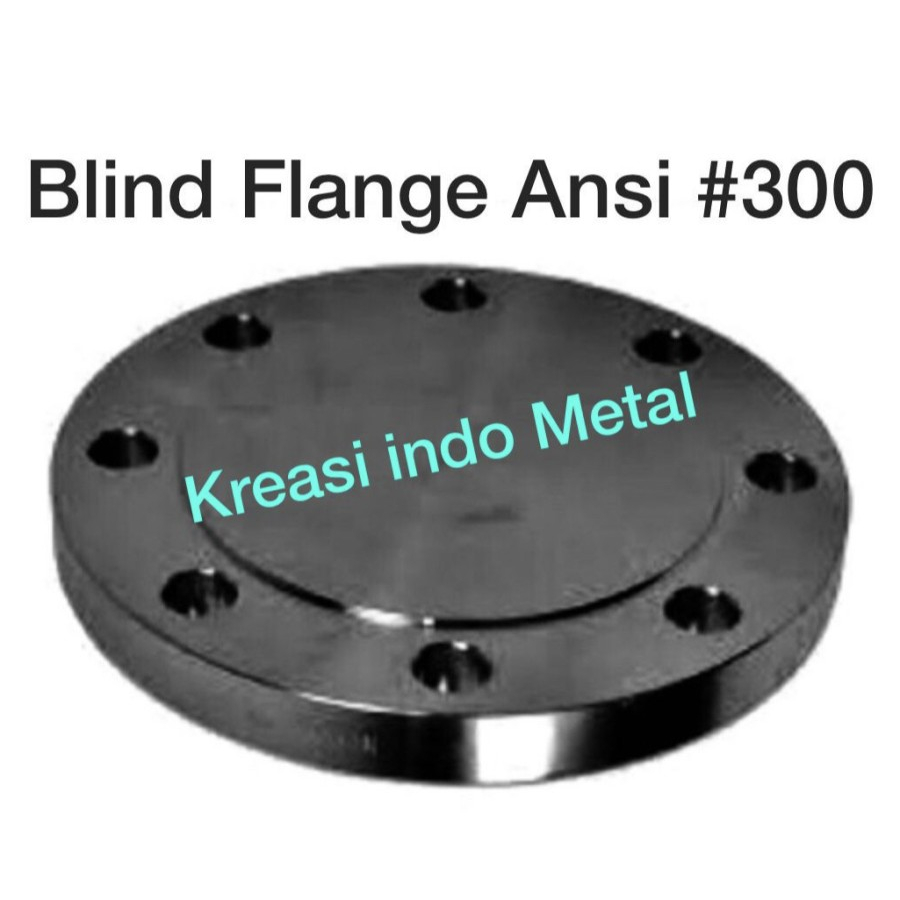 Jual 4" Blind Flange class 300 -flange buta 4 inch ansi #300 CS A105 ...