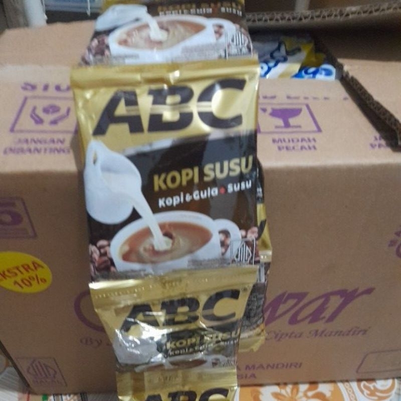 Jual Kopi ABC Susu 1 renceng isi 10 pcs | Shopee Indonesia