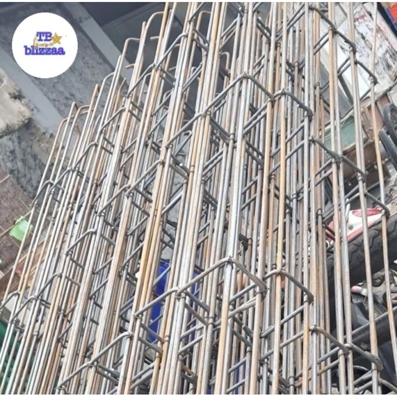 Jual Besi Tiang Jadi 8mm SNI / Besi Slup / Kolom Praktis 8mm SNI Besi ...