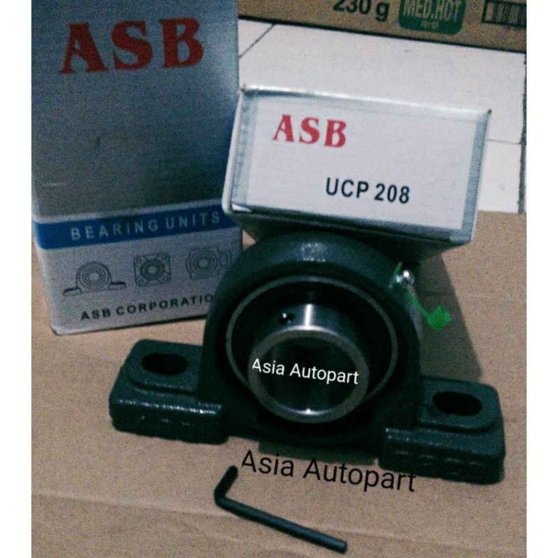 Jual PILLOW BLOCK UCP 208 DIAMETER AS DALAM 40MM ASB | Shopee Indonesia