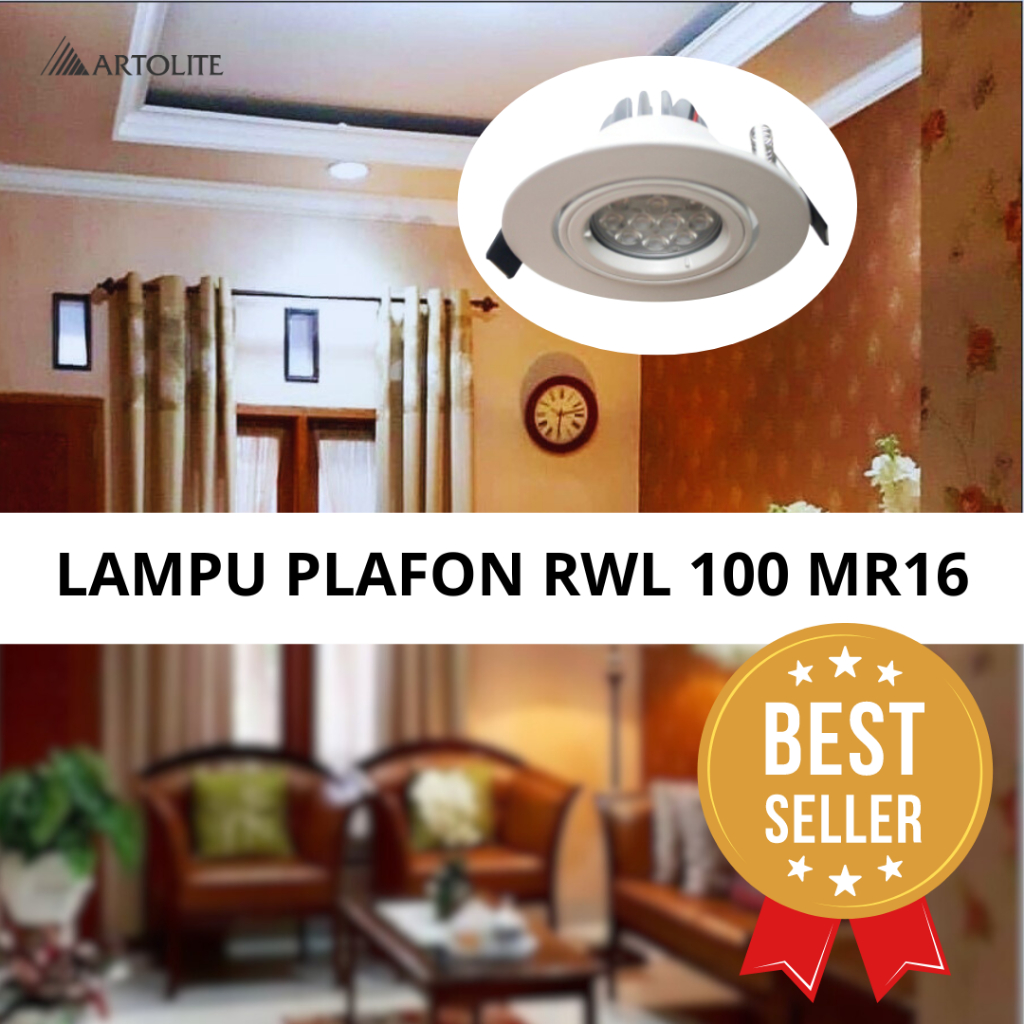 Jual Lampu Plafon/Spotlight/Sorot tipe RWL 100 MR16 Merk ARTOLITE ...