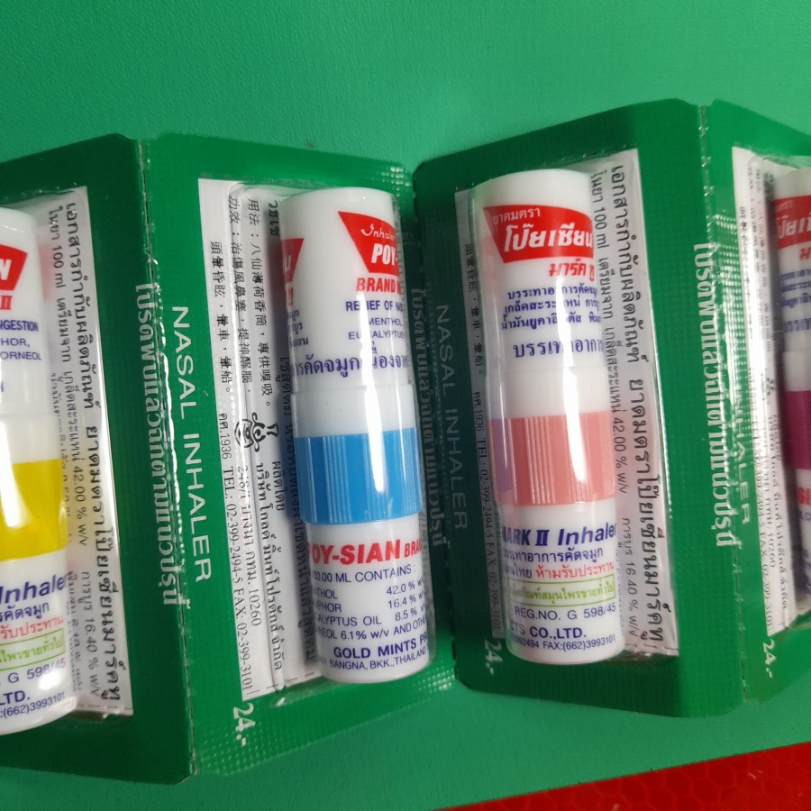 Jual PO Y SIAN INHALER THAILAND ORIGINAL | Shopee Indonesia