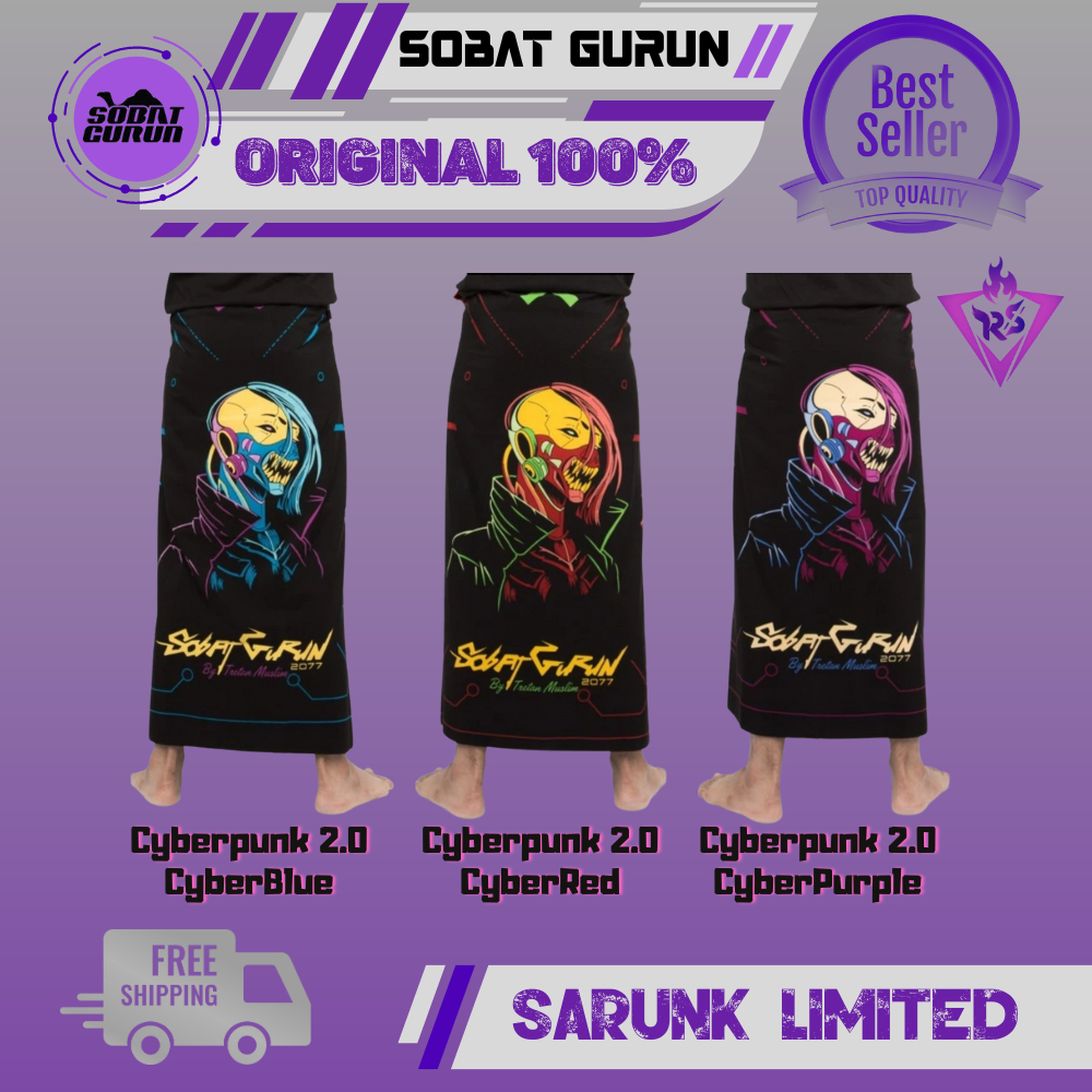 Jual Sarung Cyberpunk 2.0 Sobatgurunclothes Cyberpunk | Sarung Tretan ...