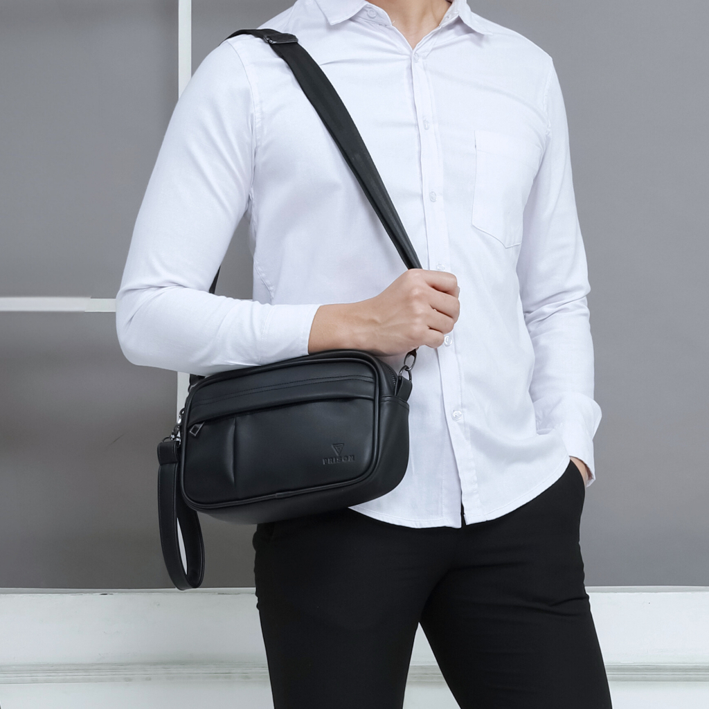 Jual PRISON Tas Selempang Pria Wterproof Slingbag Pria Original | VIER ...