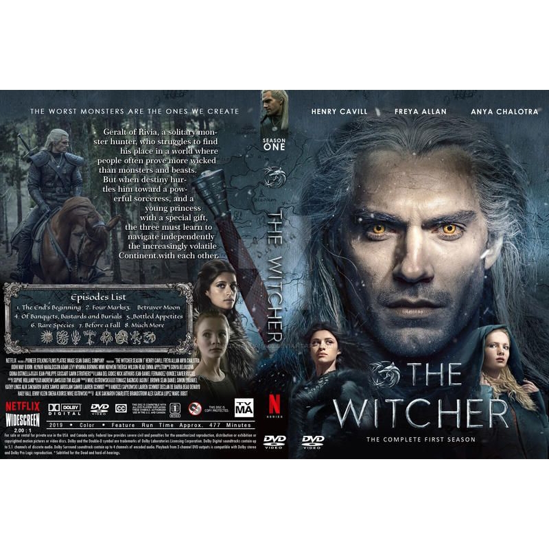 Jual KASET FILM SERIAL NETFLIX THE WITCHER FIRST SEASON COMPLETE ...