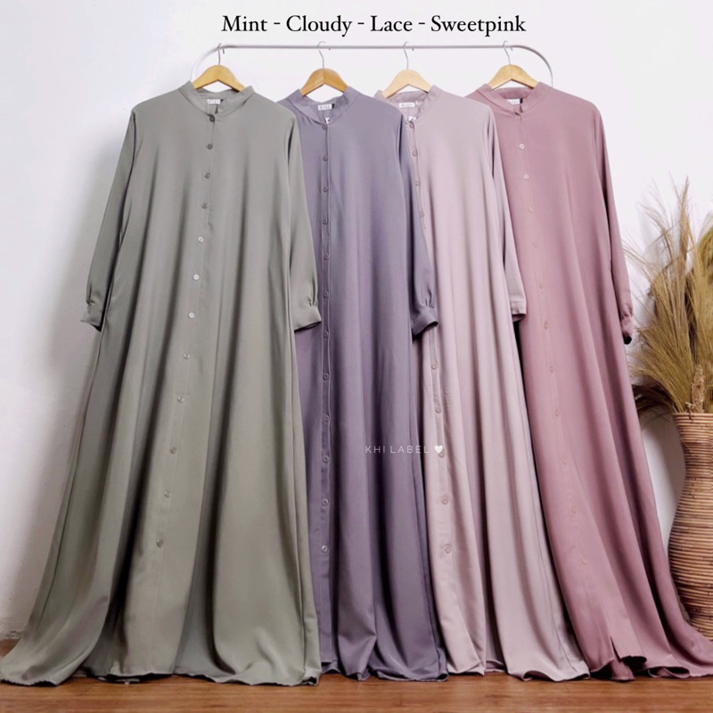 Jual LOCA DRESS GAMIS FULL KANCING | Premium Dress | Gamis Premium BIG ...