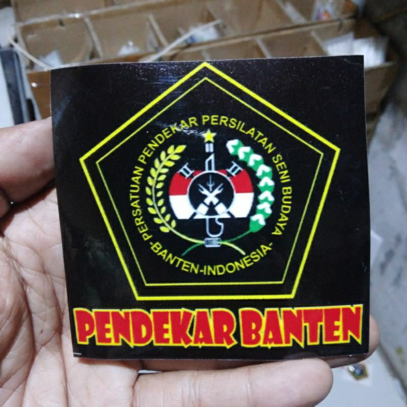 Jual stiker vinyl logo pendekar banten isi 3 pcs | Shopee Indonesia