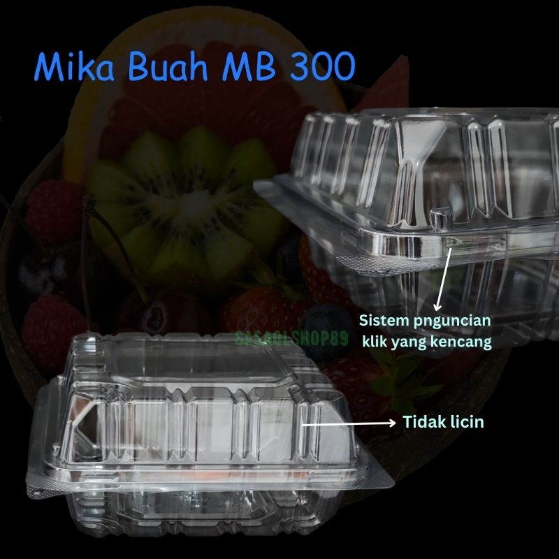 Jual Mika Buah Mika Salad MB 300 Bahan TEBAL 10pcs | Shopee Indonesia