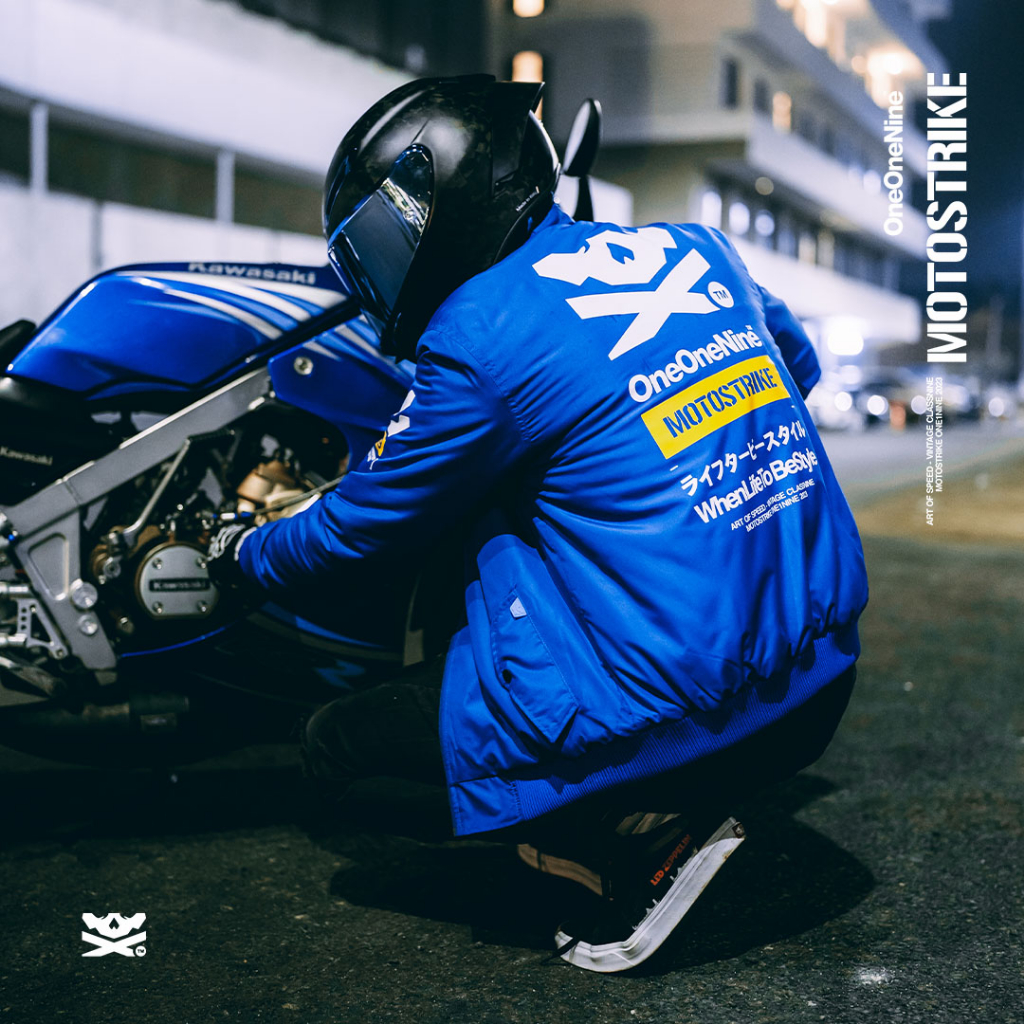 Jual KSR ONEONENINE - JACKET ONEONENINE MOTO STRIKE BLUE SERIES ...