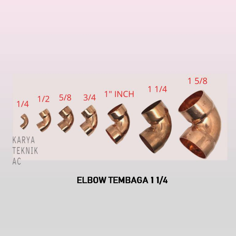 Jual ELBOW TEMBAGA UKURAN 1 1/4 UNTUK AC | Shopee Indonesia