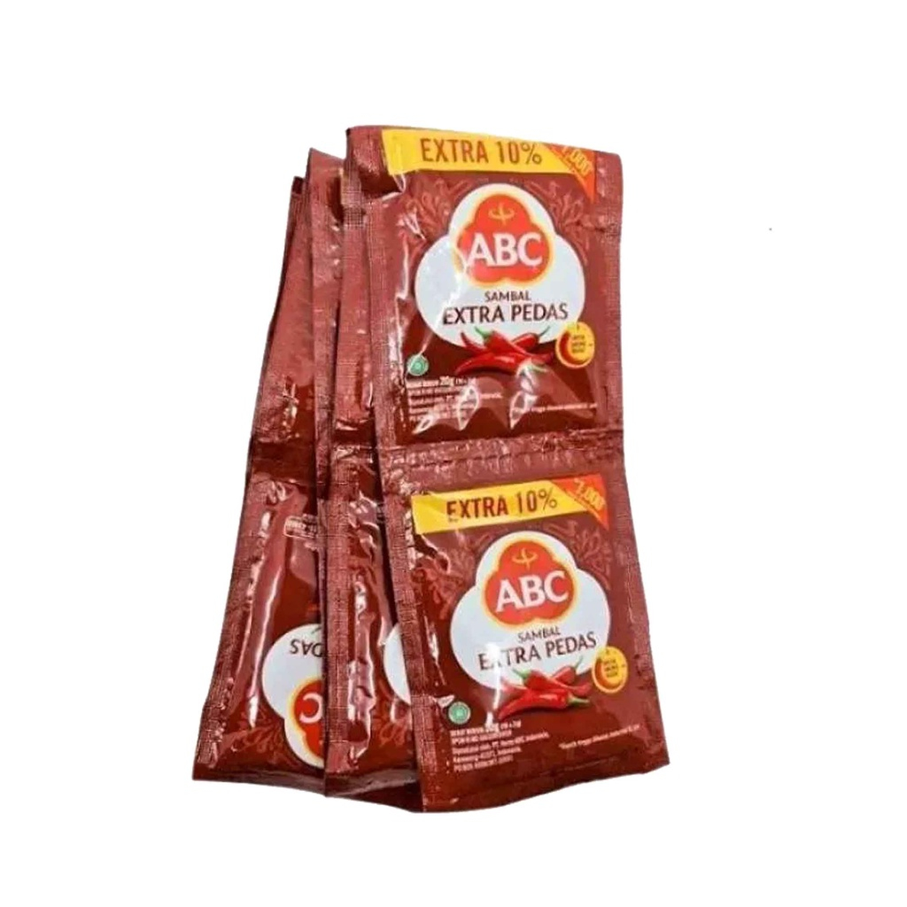 Jual ABC SAMBAL EXTRA PEDAS RENTENG 15 GR X 10 PCS | Shopee Indonesia