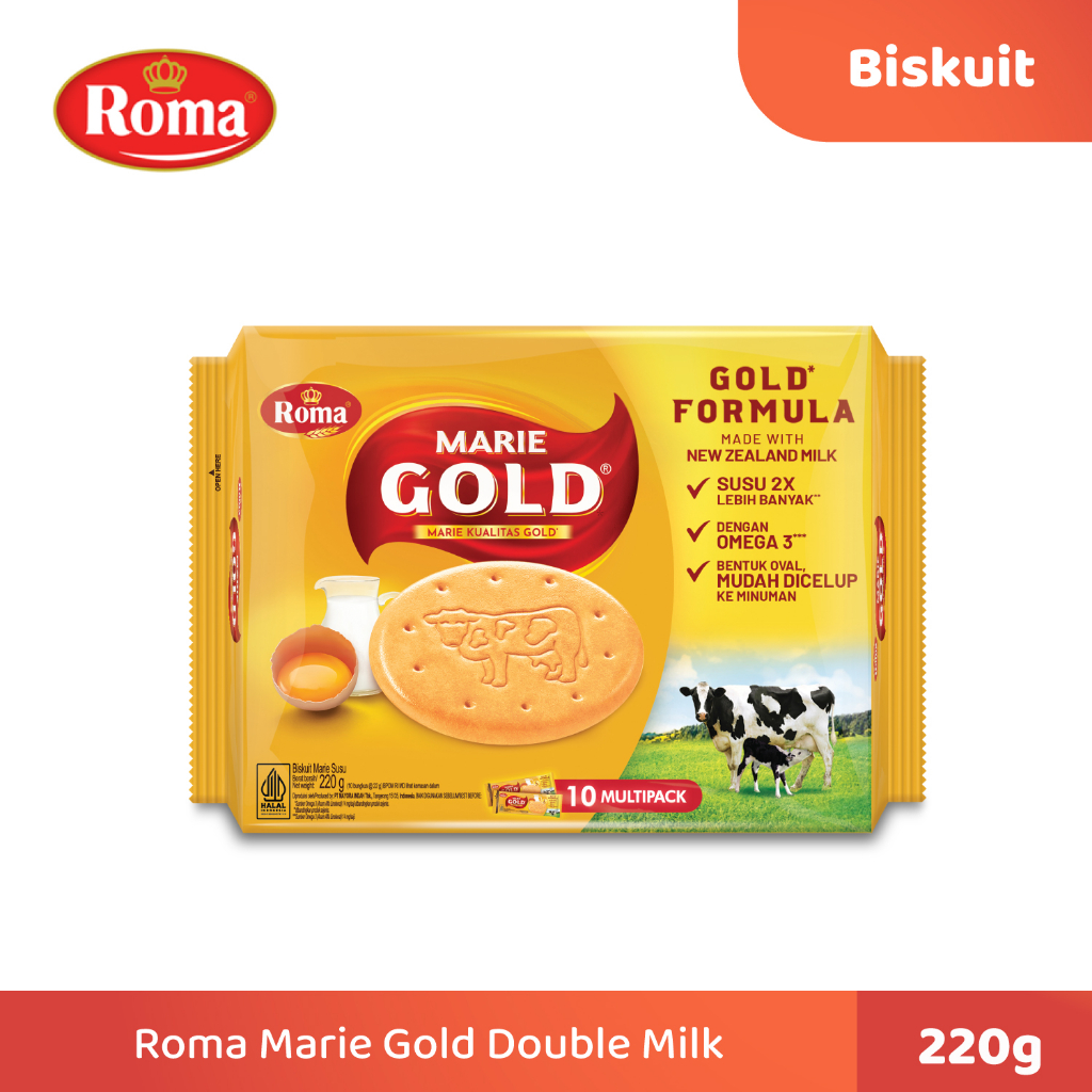 Jual Roma Marie Gold Double Milk | Shopee Indonesia