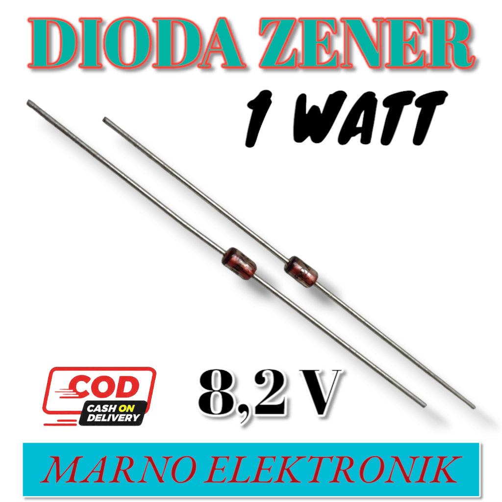 Jual DIODA ZENER 1WATT 1 WATT 10x 8,2V 9,1V 12V 13V 15V 33V 56V | Shopee Indonesia