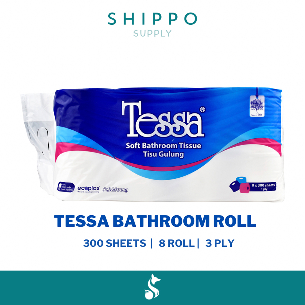 Jual Shippo Supply - Tissue Tessa Roll isi 8 3 ply - Tissue Gulung ...