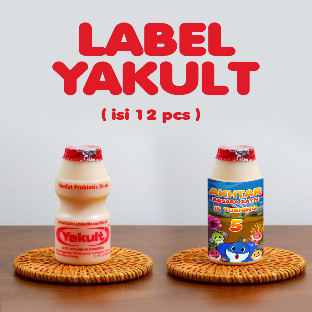 Jual Label Yakult (isi 12 pcs) | Shopee Indonesia