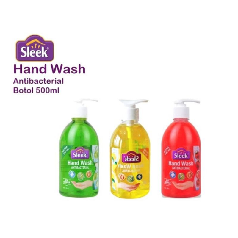 Jual Sabun Cuci Tangan Sleek Botol 500ML | Shopee Indonesia