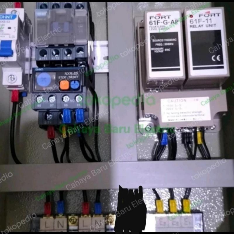 Jual panel pompa submersibel 1,5 HP 1 phase 1 tanki (pompa banjir/tanki ...