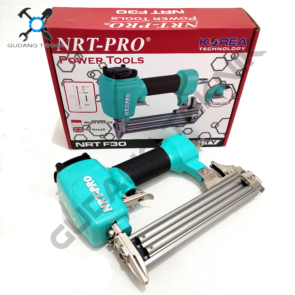 Jual MESIN PAKU TEMBAK ANGIN F30 NRT PRO / Air Nailer Norita Paku Lurus F-30 Alat Staples ...