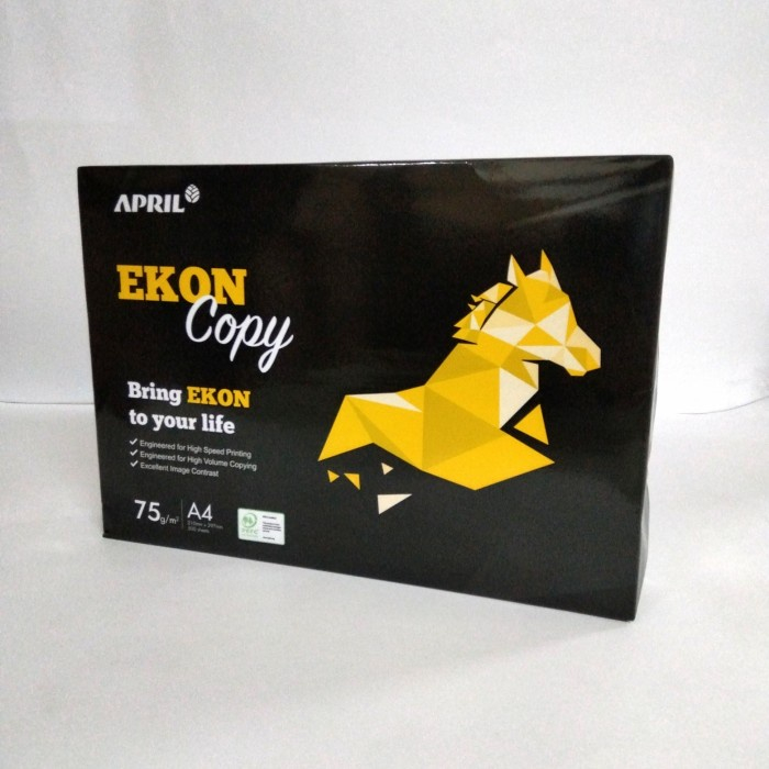 Jual Ekon Copy Paper Kertas HVS A4 75 Gram Ecer / 1 Rim - 500 Lembar ...