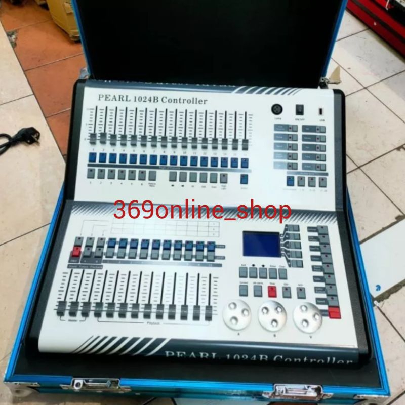 Jual Mixer Lighting Pearl 1024B Original Controller DMX 512 Mixer Lampu ...