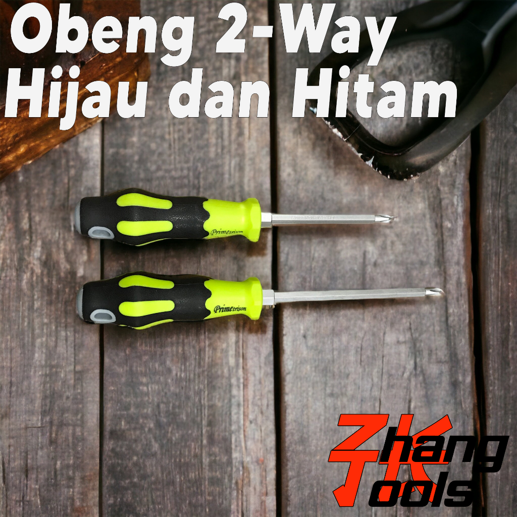 Jual PrimeTrison Obeng Bolak Balik Plus Minus 4 Inch dan 5 Inch Gagang ...