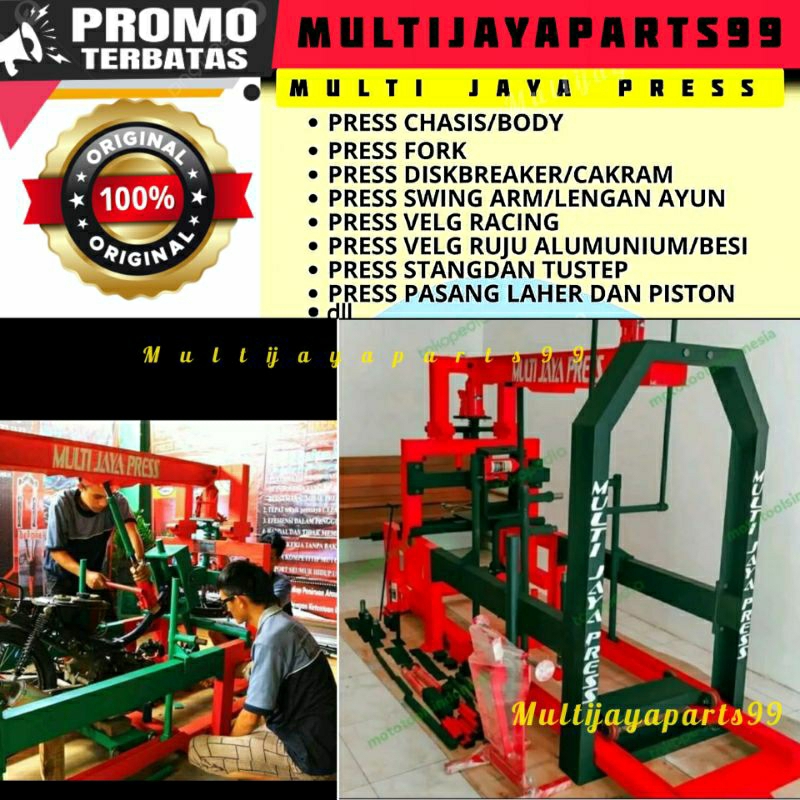 Jual alat press body motor press casis rangka body motor universal ...