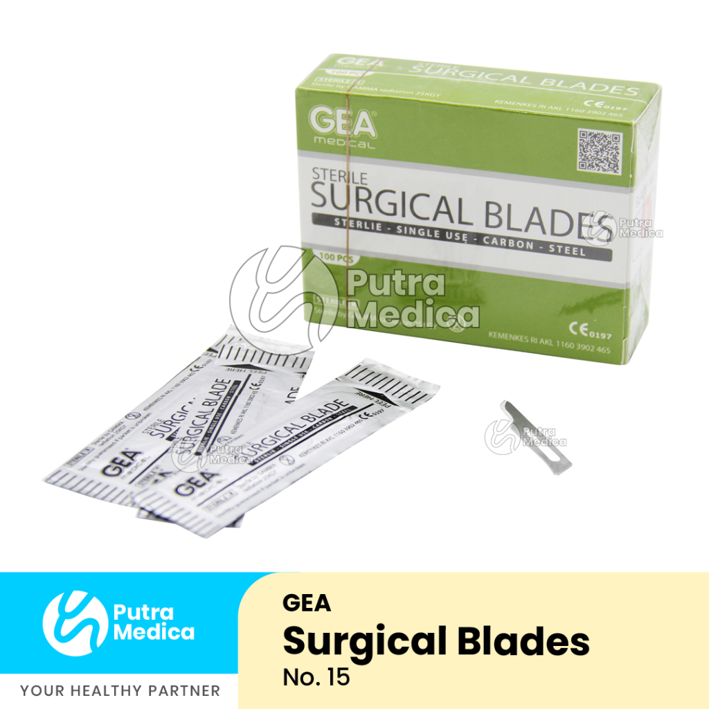 Jual Gea Surgical Blade - 1pc / Pisau Bedah Bisturi / Mata Scalpel ...