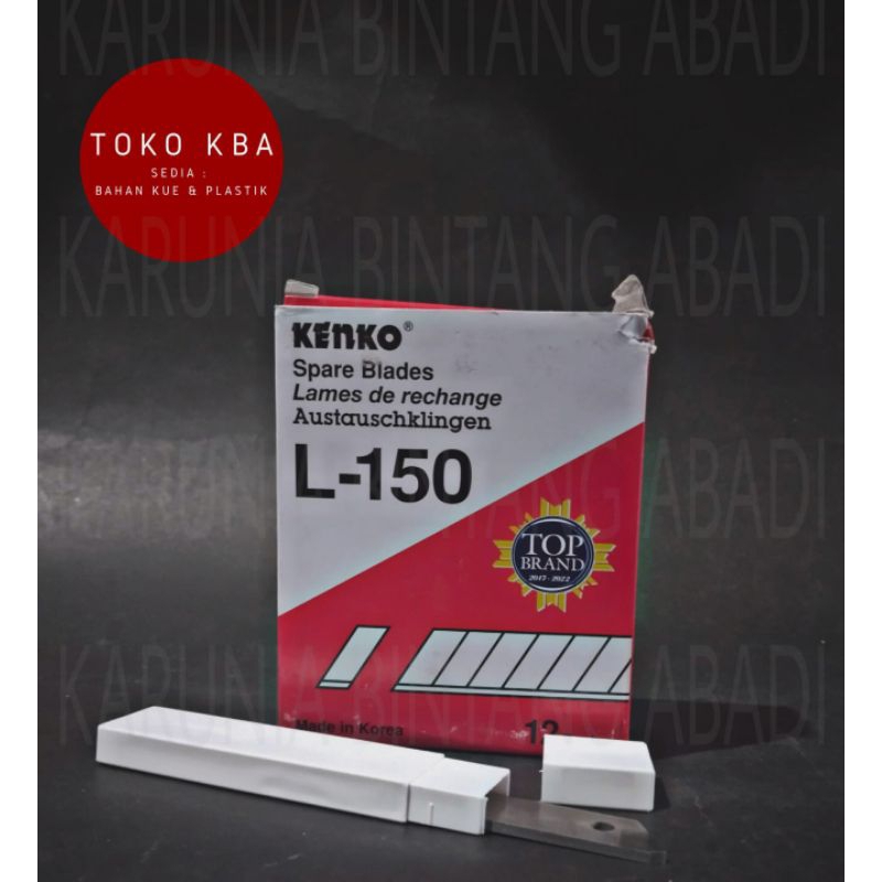 Jual Isi Cutter Refill Besar Kenko L-150 1 Tube ( isi 5 pcs ) | Shopee ...