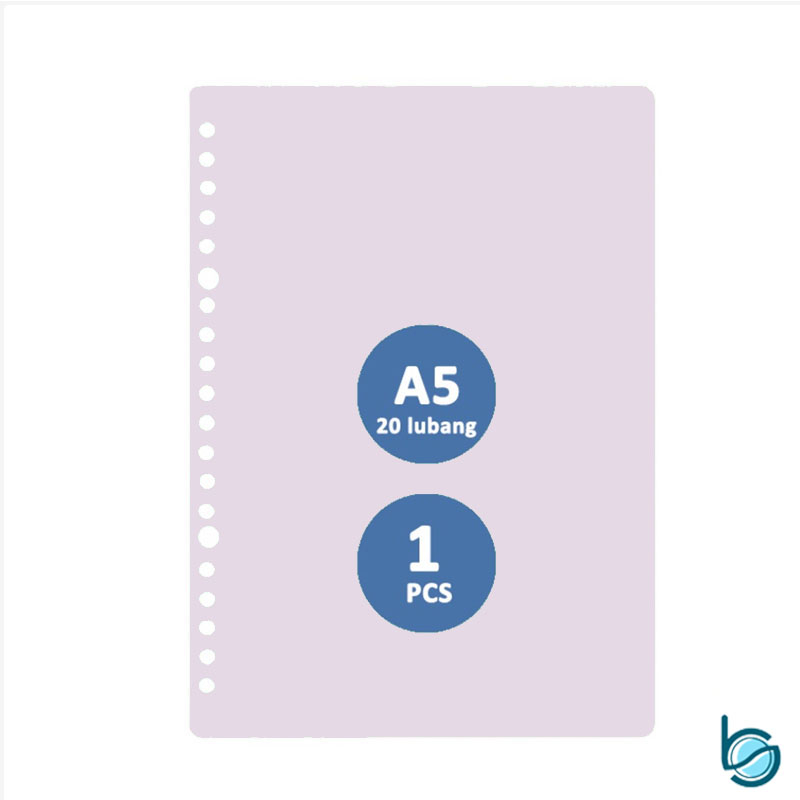 Jual Cover Sampul Loose Leaf Bahan Mika Tebal Untuk Binder Ukuran A5/B5 ...