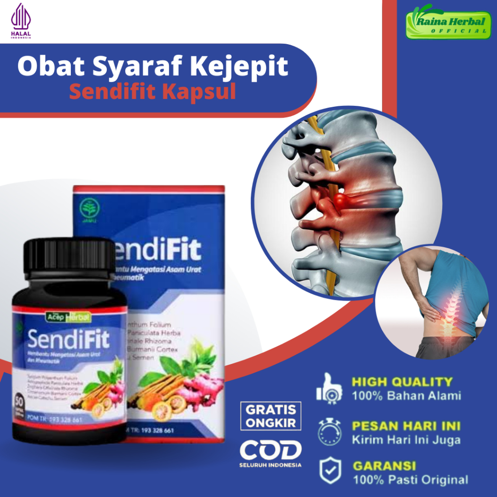 Jual SENDIFIT - Saraf Kejepit Syaraf Kekepit Obat Herbal Saraf Kejepit ...