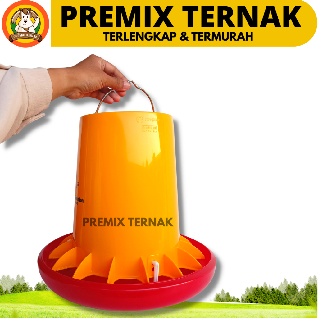 Jual SUPERFEEDER MULTIFEEDER 5KG - Tempat Pakan Ransum Ayam 5Kg MEDION ...