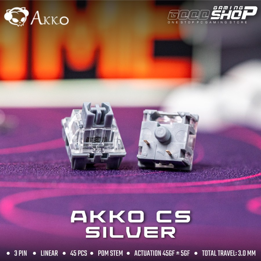 Jual Akko CS Silver - Mechanical Keyboard Switch | Shopee Indonesia