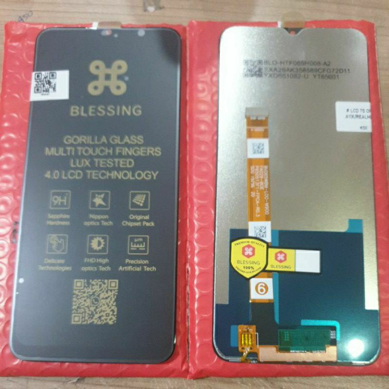 Jual LCD BLESSING REALME C3 / A5 2020 / A9 2020 ; A16 ; C15 ; SAM A20S ori strong glass | Shopee ...