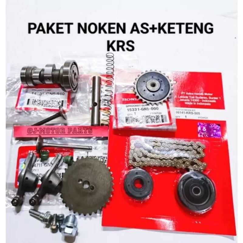 Jual KRS PAKET NOKEN AS + RANTAI KETENG SET GIT SENTRIK GIR POMPA OLI SULING TENSIONER PLATUK ...