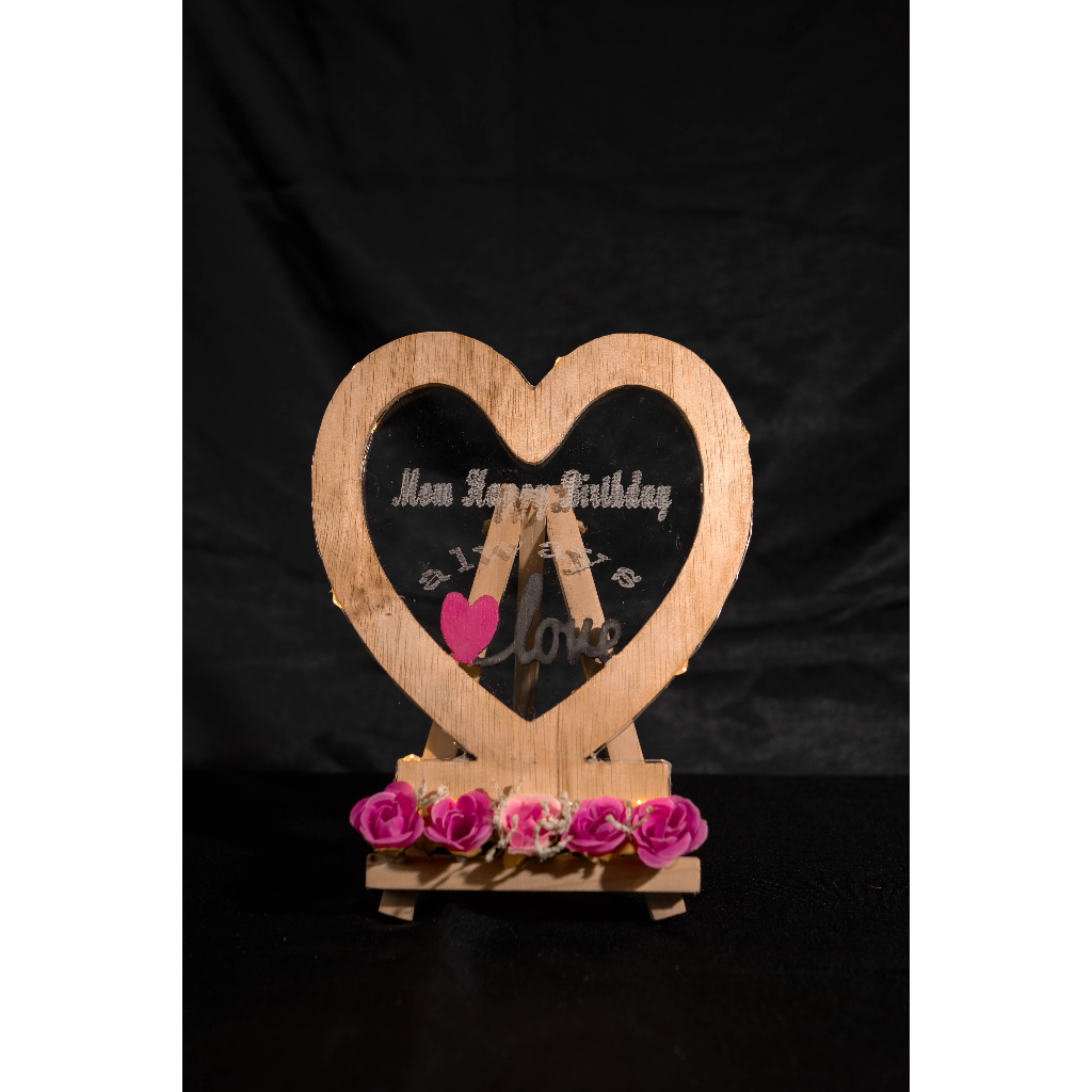 Jual Karangan bunga papan acrylic mini LED/Papan bunga mini GRAFIR ...