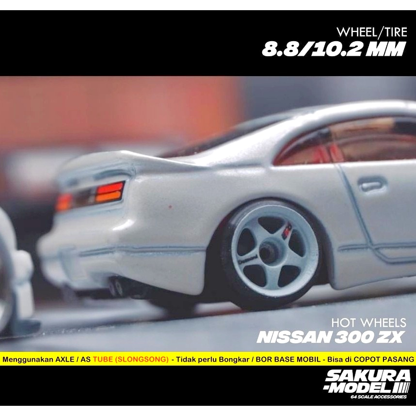 Jual Ban Karet SAKURA MODEL REGAMASTER EVO 10mm LONG AXLE + TYREBOMB SM8 | Shopee Indonesia