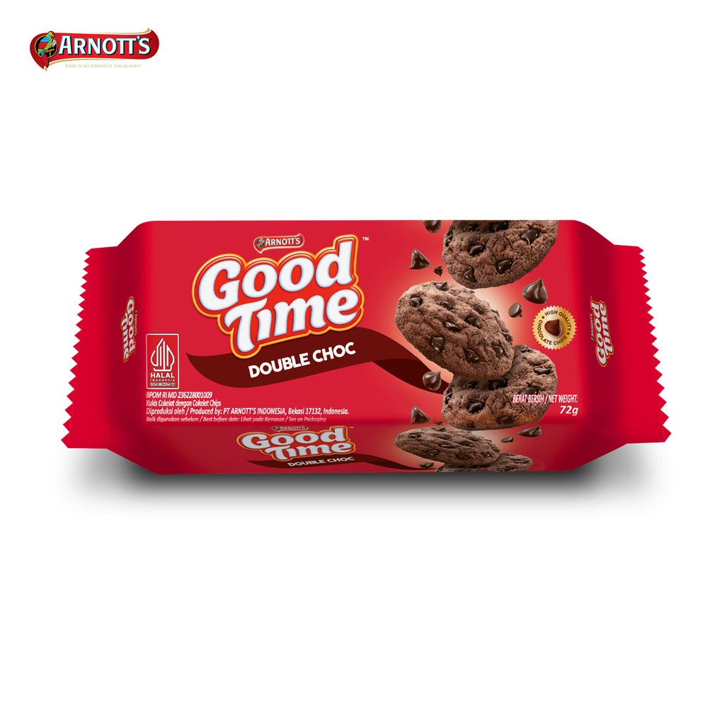 Jual Good Time Double Choc Chocochips Cookies 72 gr | Shopee Indonesia