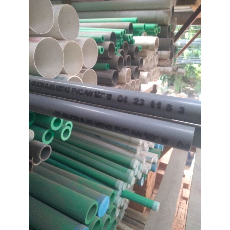 Jual PIPA PVC RUCIKA JIS VP/AW ABU ABU 1/2" | Shopee Indonesia