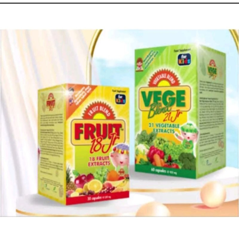Jual Vegeblend 21 Junior 30 kapsul / Suplemen Makanan Sayuran dan Fruit ...