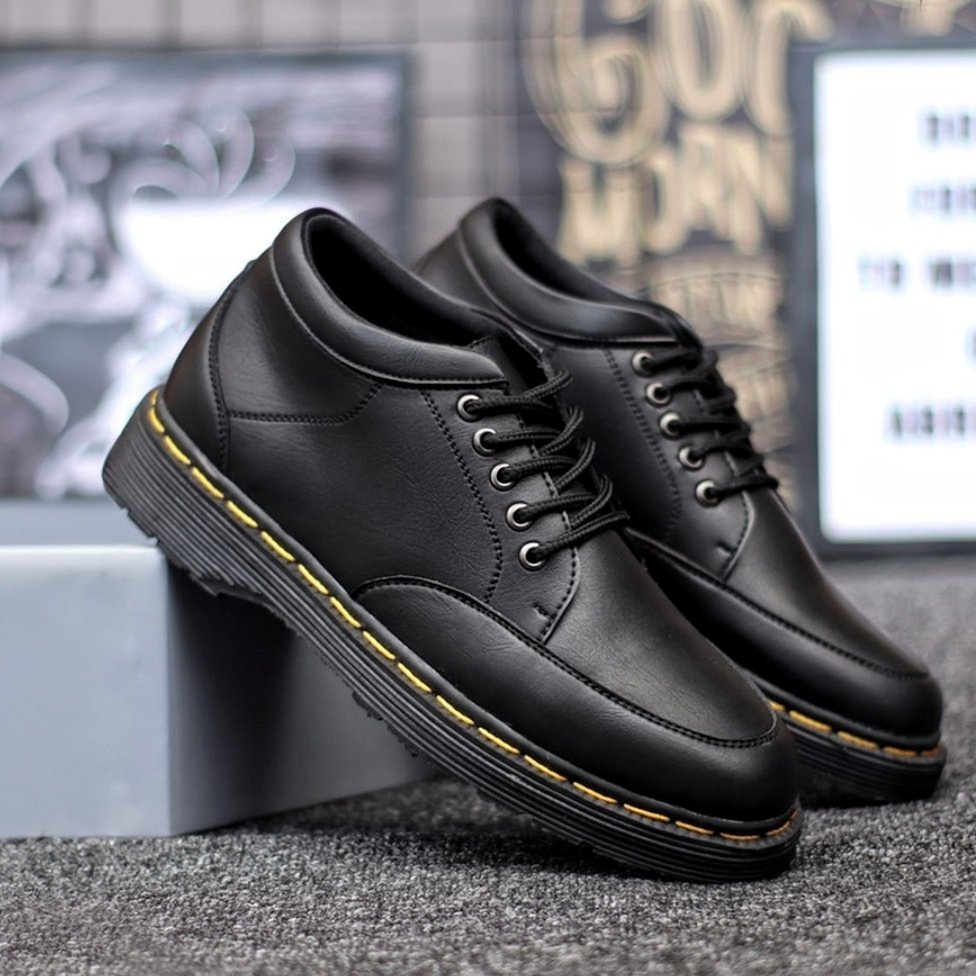 Jual MARTIN - Sepatu Pantofel Formal Docmart Low Boots Kerja Pria ...