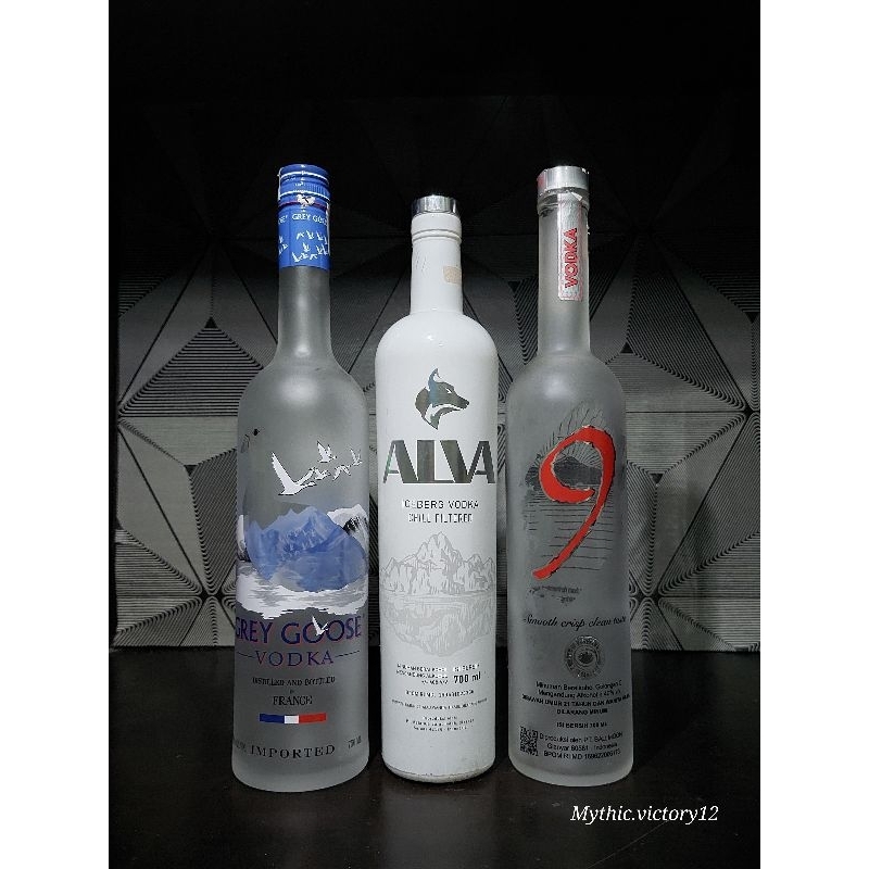 Jual Botol bekas miras unik pajangan Vodka Grey Goose | Shopee Indonesia
