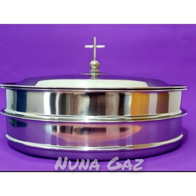 Jual Nampan Khusus Perjamuan Gereja Tradisional 42 Cawan, 2 Susun ( 2 ...